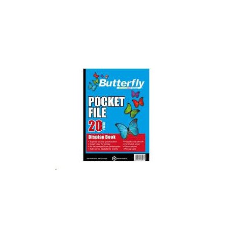 Butterfly Flip File 20 Pocket A4