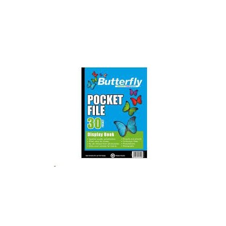 Butterfly Flip File 30 Pocket A4