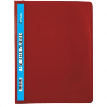 Butterfly Premium Quotation Folder A4 Red