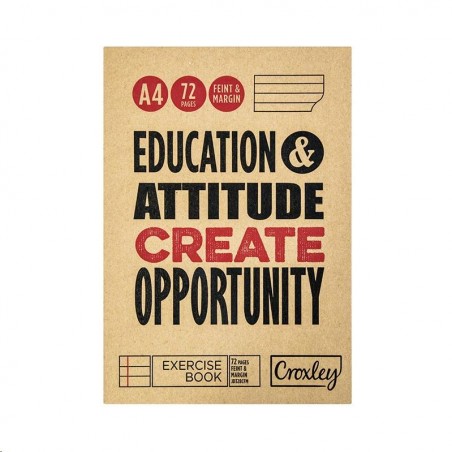 Croxley Exercise Book A4 F/M 72 pages