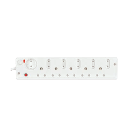 ELE 11 WAY MULTIPLUG +SURGE 5X16A 5X5A 1XSCHUKO