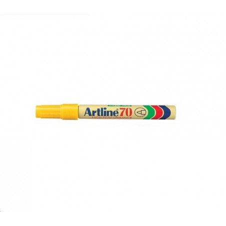 Artline Marker EK70 Permanent Yellow