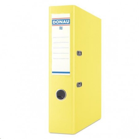 Donau File Lever Arch A4 75MM PVC Yellow ARC-397-11