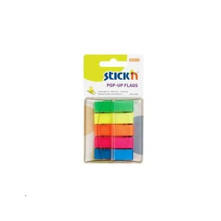 Post-It Pop-Up Flags 5 Pack (Bright Colours) Stick 'n Note 26002